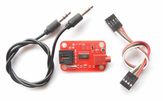 FM Transmitter module x1 4pin wire x1 Doule male recording line x1