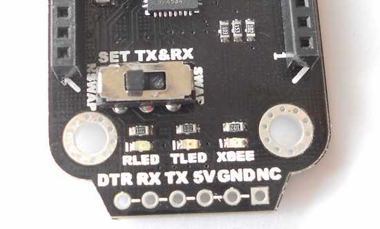 To let Arduino send data wireless through this module and Xbee, we add ...